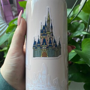 Cinderella Castle Clear Sticker Walt Disney World Castle - Etsy