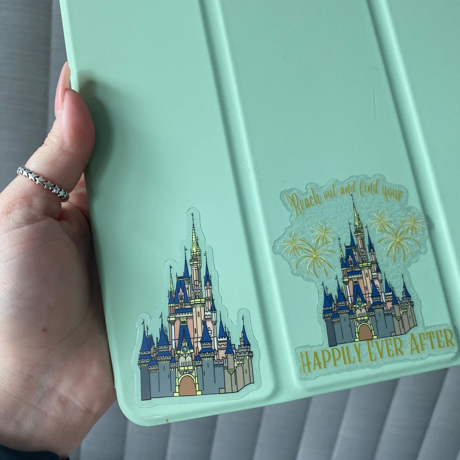 Cinderella Castle Clear Sticker Walt Disney World Castle - Etsy