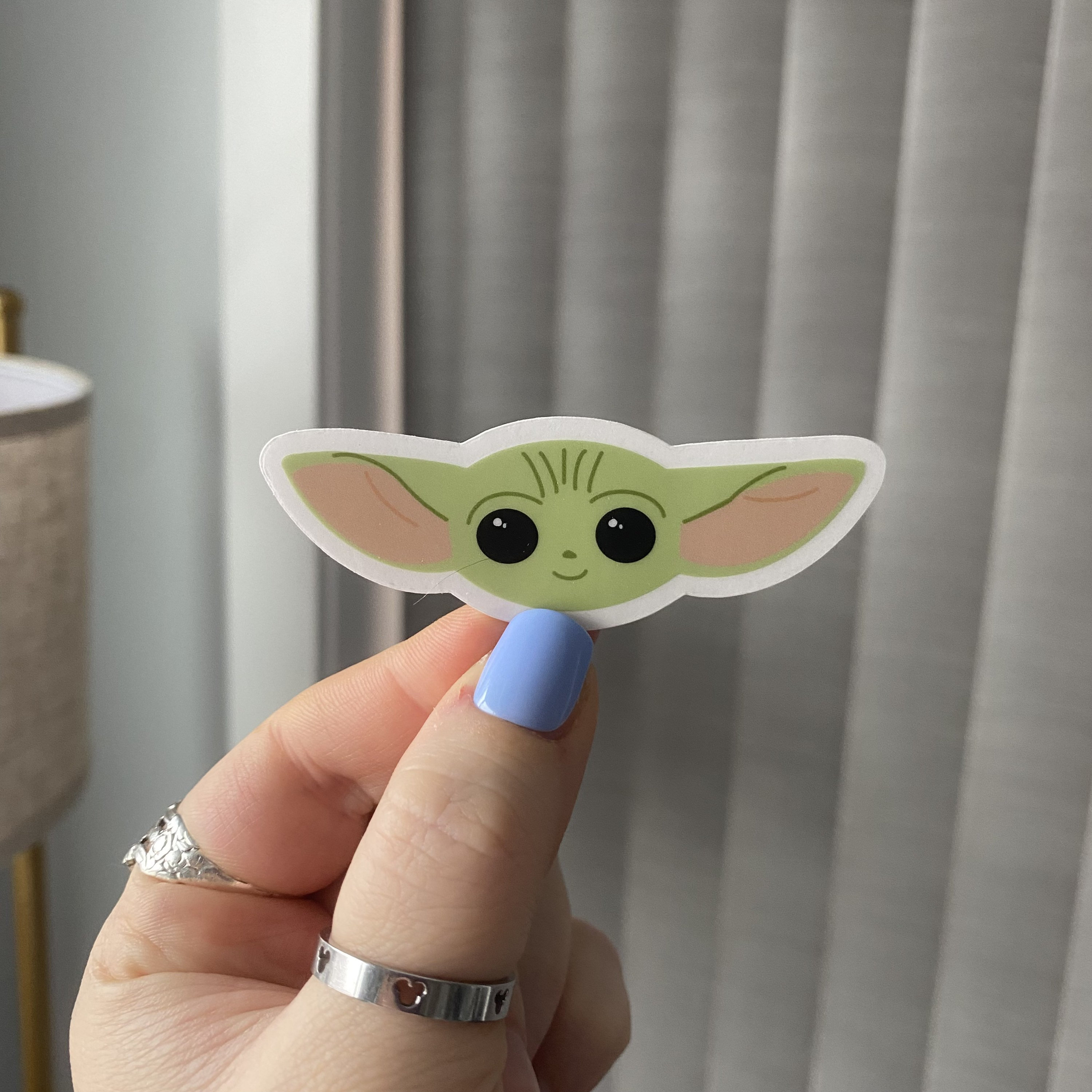 Baby Yoda Sticker Grogu Laptop Sticker the Child Sticker - Etsy