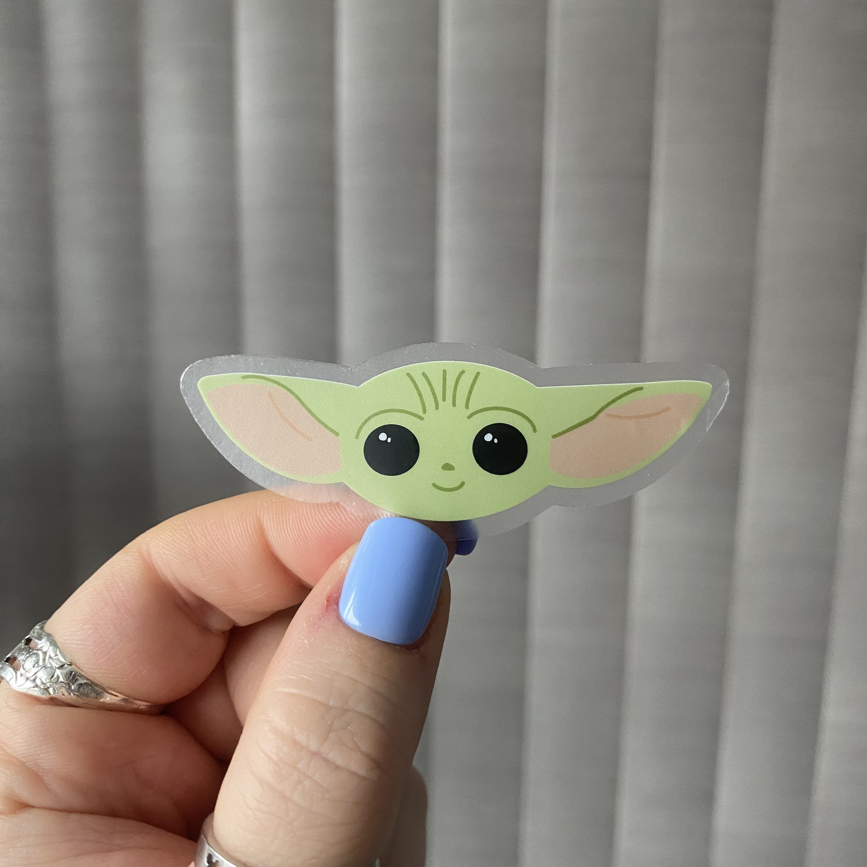 Baby Yoda Sticker | Grogu Laptop Sticker | the Child Sticker | Disney ...