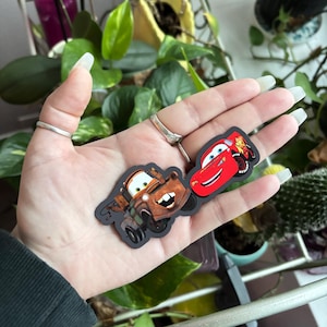 Lightning Mcqueen Tow Mater Magnet Disney Pixar Cars Car Magnet Disney ...