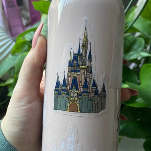 Cinderella Castle Clear Sticker Walt Disney World Castle - Etsy