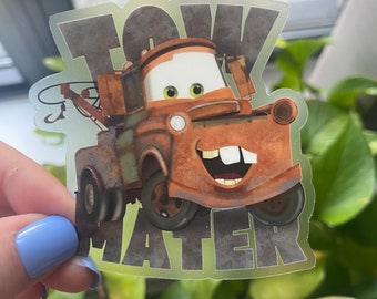 Tow Mater Sticker - Etsy