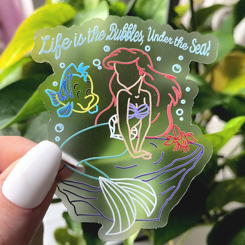 Princess Ariel Stickers - Etsy