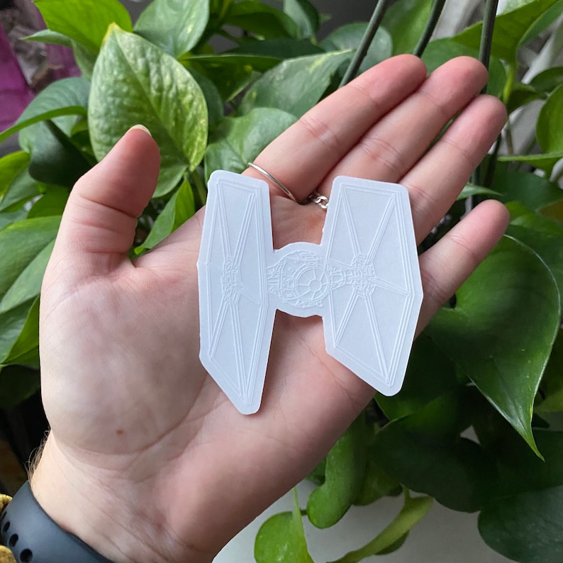 Star Wars Tie Fighter Clear Sticker Star Wars Sticker - Etsy