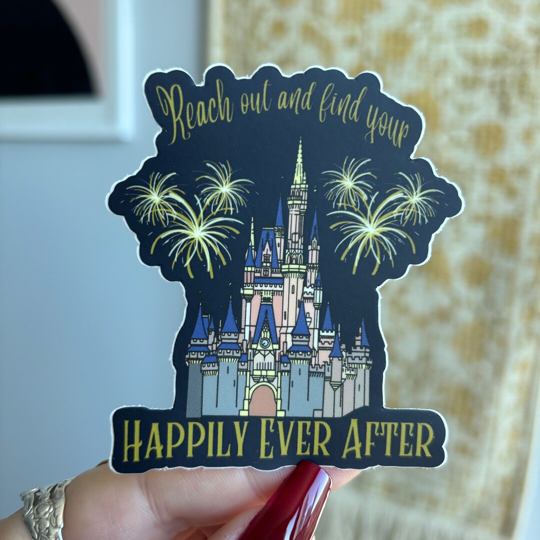Happily Ever After Fireworks Sticker Disney Fireworks Sticker Vinyl ...