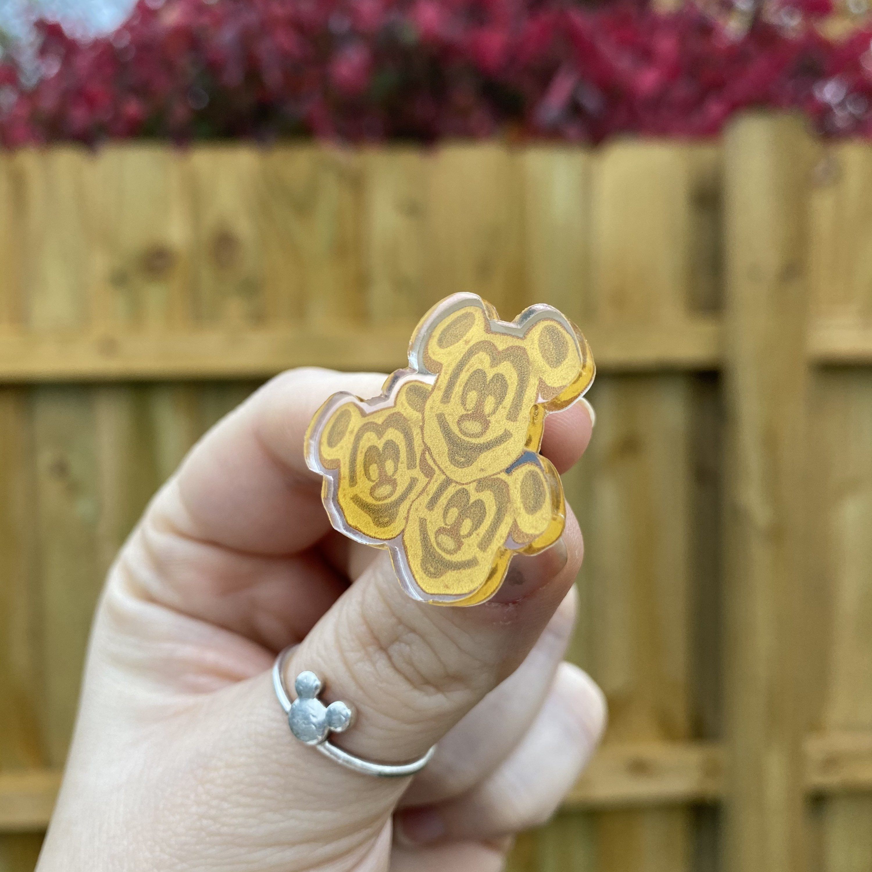 Mickey Waffle Stack Pin | Disney Pin | Acrylic Pins | Waffle Pin | Pin ...