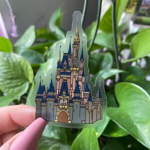 Cinderella Castle Clear Sticker Walt Disney World Castle - Etsy