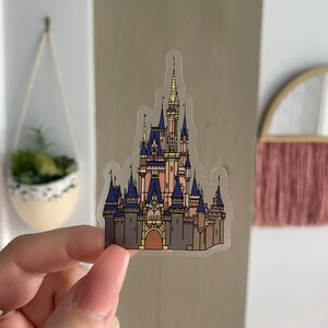 Cinderella Castle Clear Sticker | Walt Disney World Castle Sticker ...