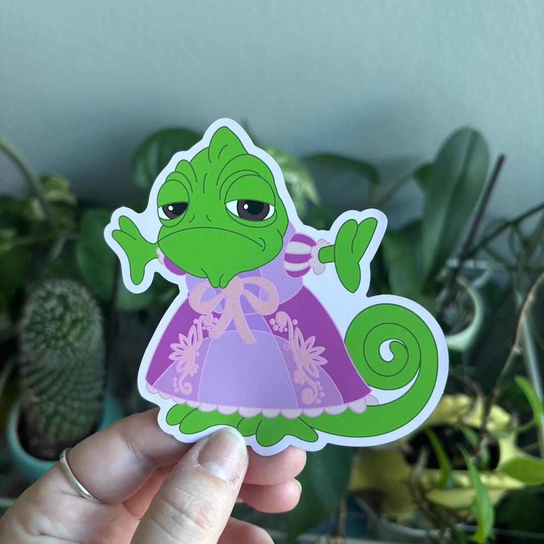 Tangled Pascal Rapunzel Dress Magnet | Disney Princess Car Magnet ...