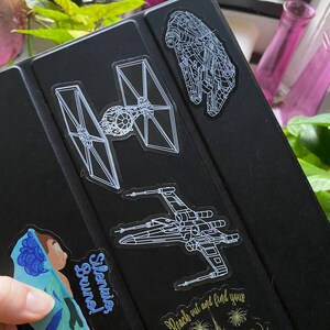 Star Wars Tie Fighter Clear Sticker Star Wars Sticker Disney Sticker ...