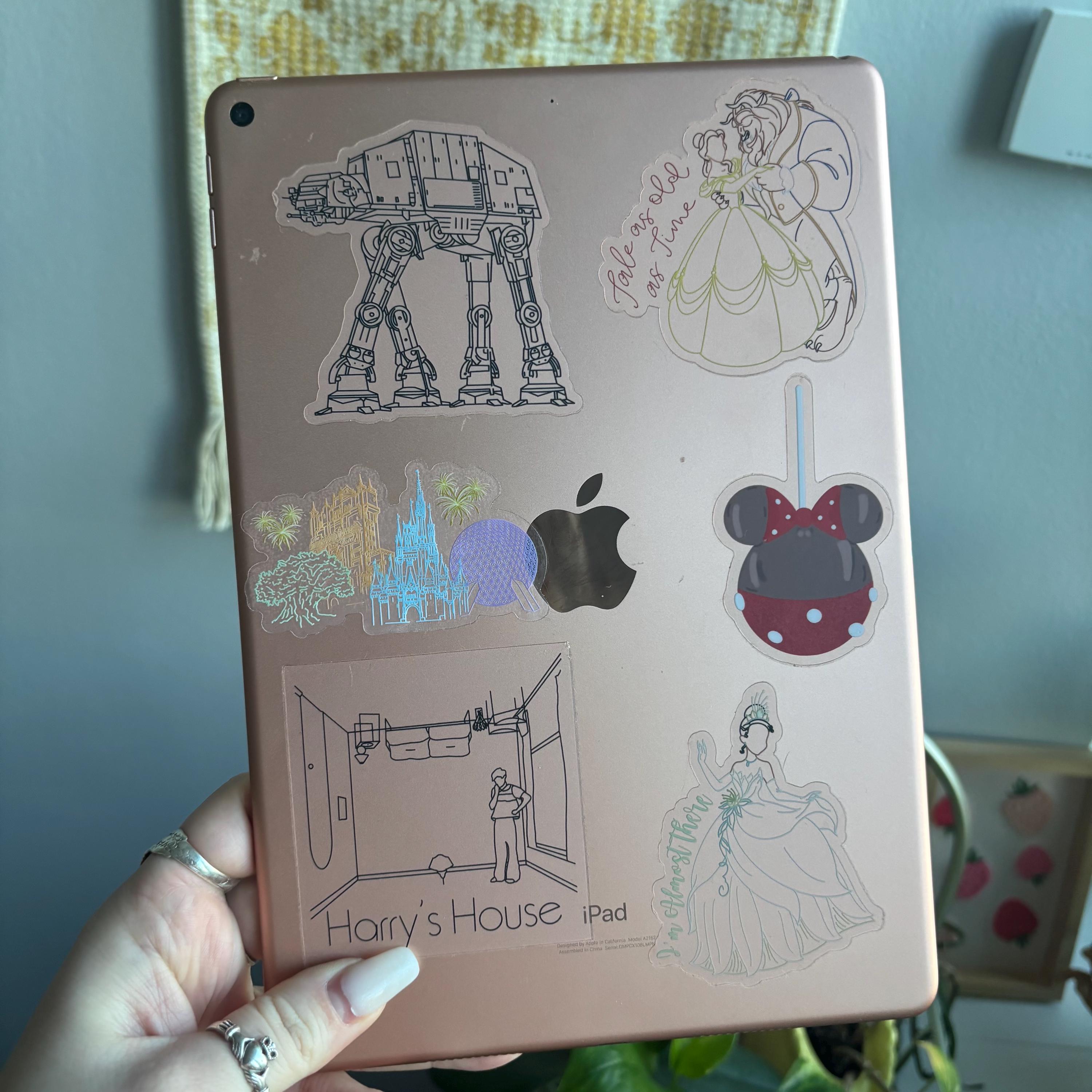 Walt Disney World Icons Clear Sticker | Disney World Stickers ...