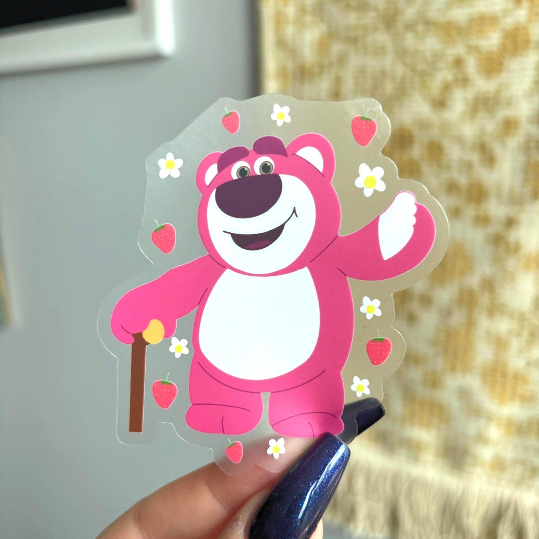 Disney Pixar Toy Story 3 Lotso Sticker | Lotso Clear Sticker | Disney ...