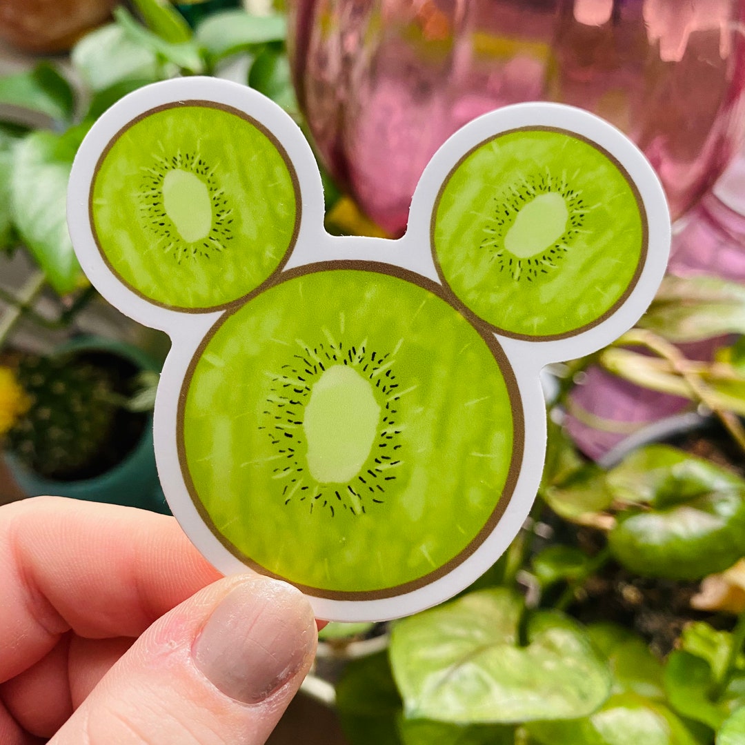 Mickey Kiwi Sticker Vinyl Sticker Waterproof Sticker Disney World ...