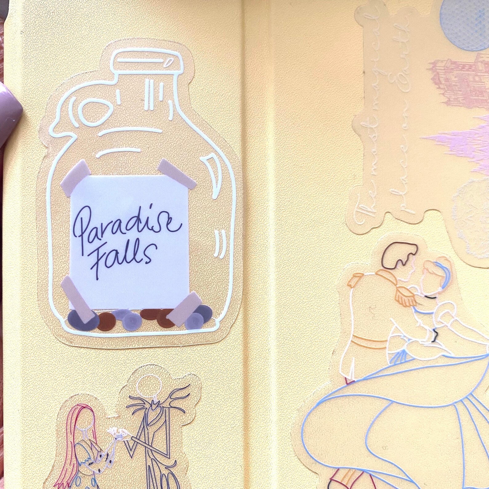 Up Clear Sticker Paradise Falls Fund Sticker Disney Pixar - Etsy