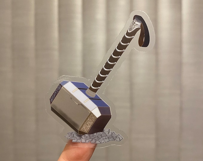 Thor Hammer Laptop Sticker Disney Laptop Sticker Marvel - Etsy