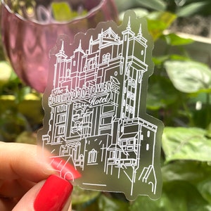 Tower of Terror Clear Sticker Hollywood Studios Sticker Walt Disney ...