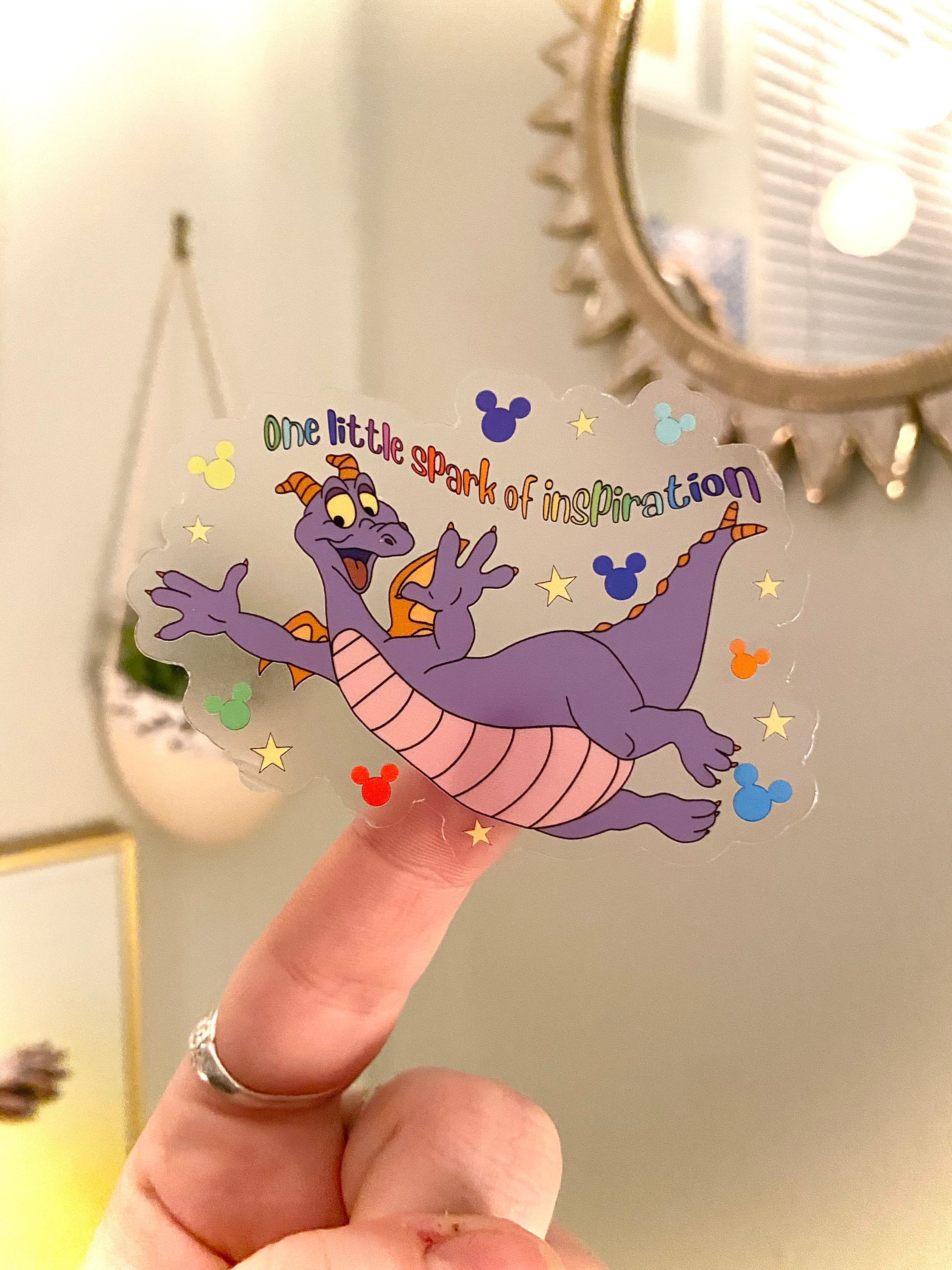 Figment Inspired Clear Laptop Sticker | Figment Sticker | Disney ...