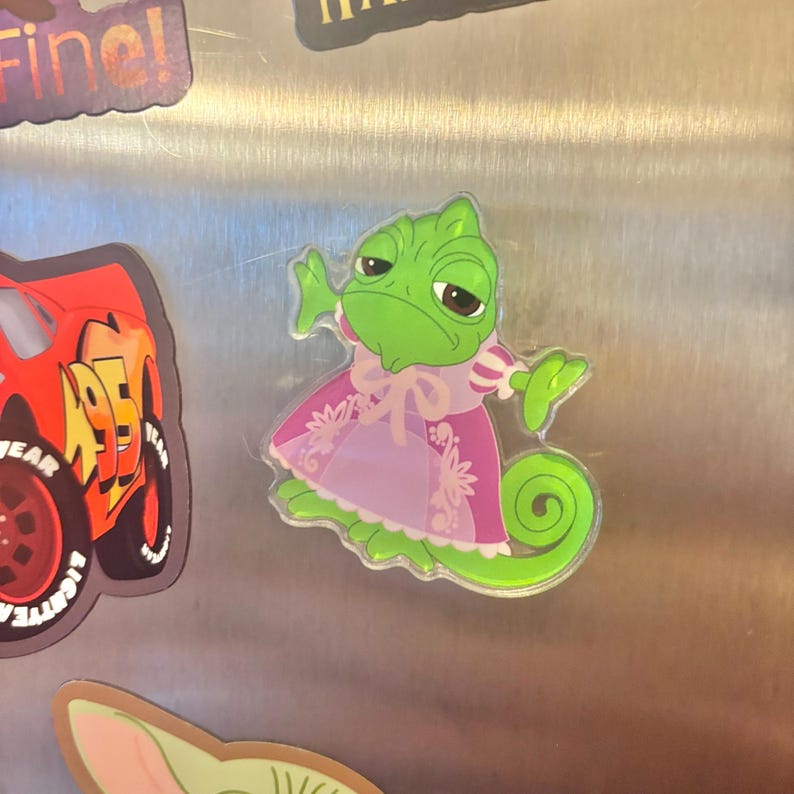 Tangled Pascal Rapunzel Acrylic Magnet | Disney Magnet | Disney Pascal ...