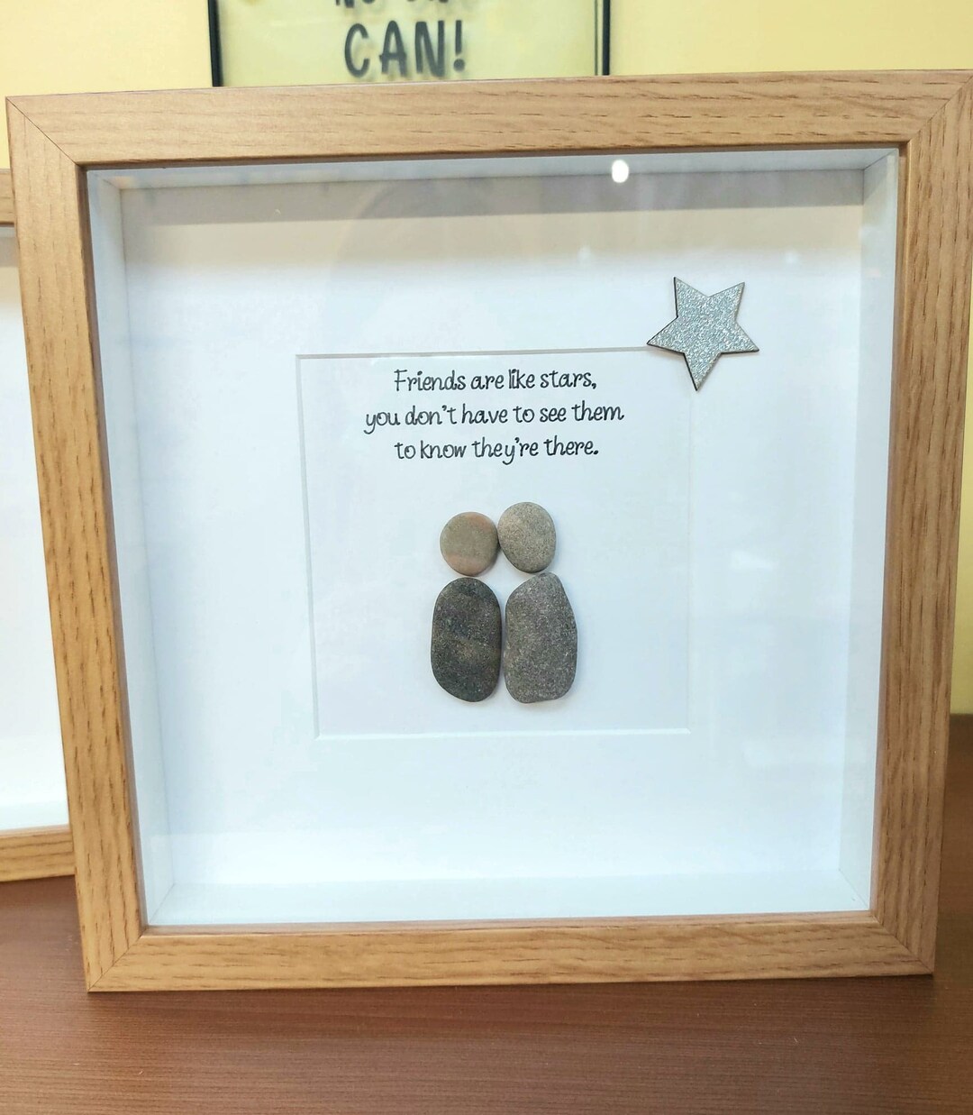 Friend Pebble Art Pebble Art Friends Are Like Stars You - Etsy