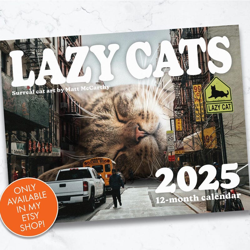 Cat Calendars 2025 - Etsy