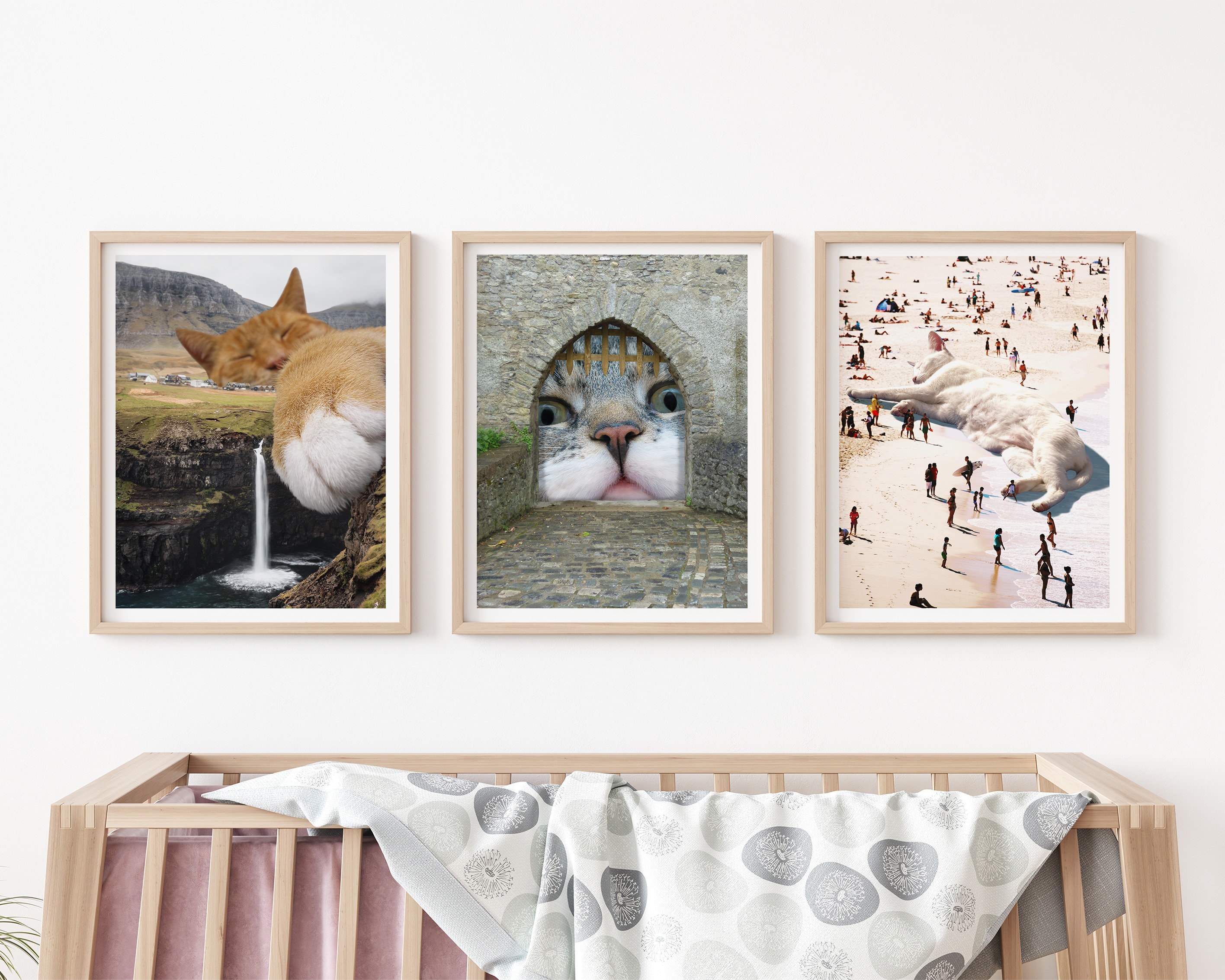 Cat Nose Art Print Castle Art Print Princess Decor Cat - Etsy