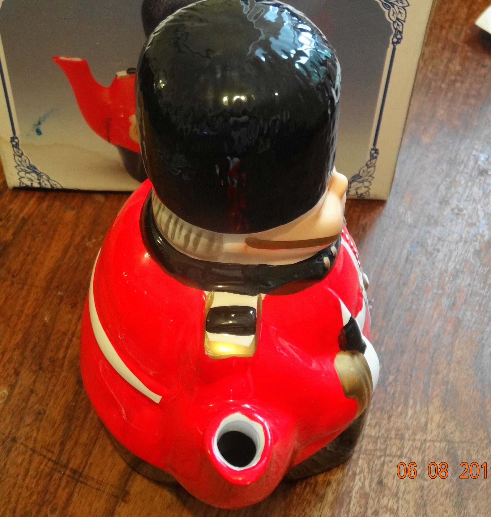 Fine Ceramic Guardsman Tea Pot - Etsy