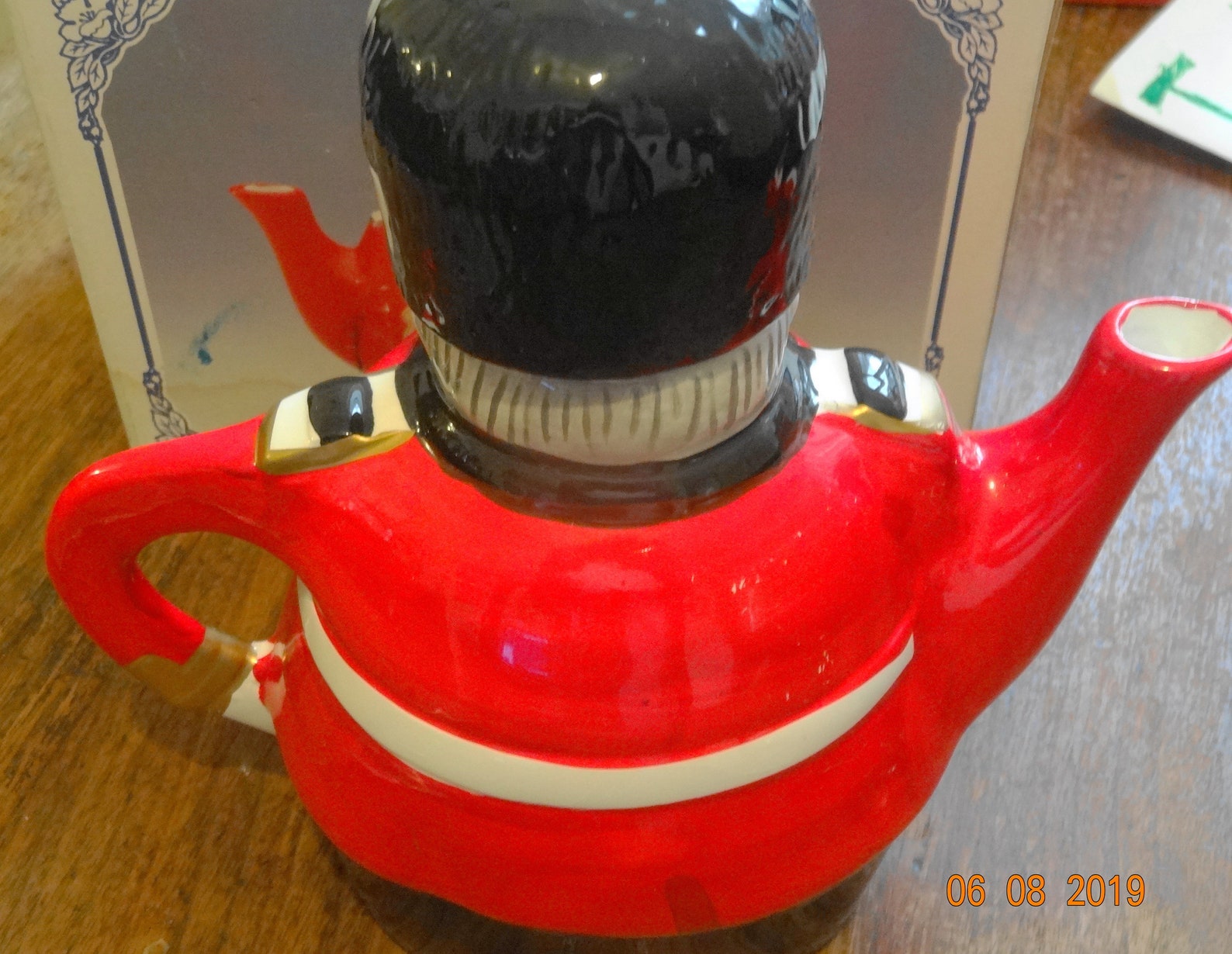 Fine Ceramic Guardsman Tea Pot - Etsy