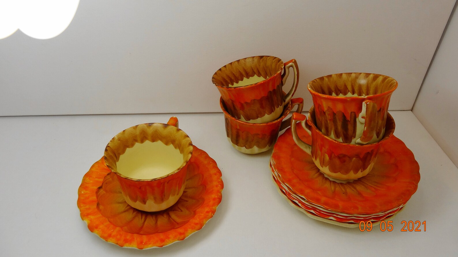 Beautiful Myott & Son Handpainted Coffee/tea Set - Etsy