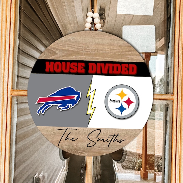 Sports Team House Divided - Etsy