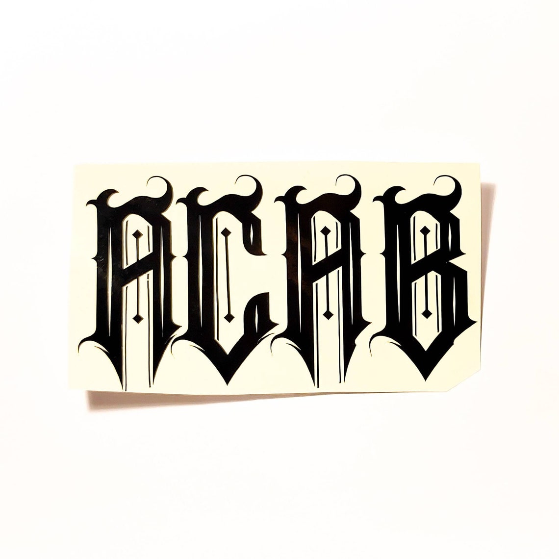 ACAB Adhesive Vinyl Sticker Custom Made Car Decal | Etsy