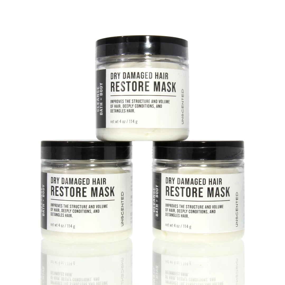 Restore Mask for Dry Damaged Hair - Unscented - Etsy