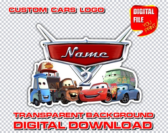 Disney Cars Logo Clip Art