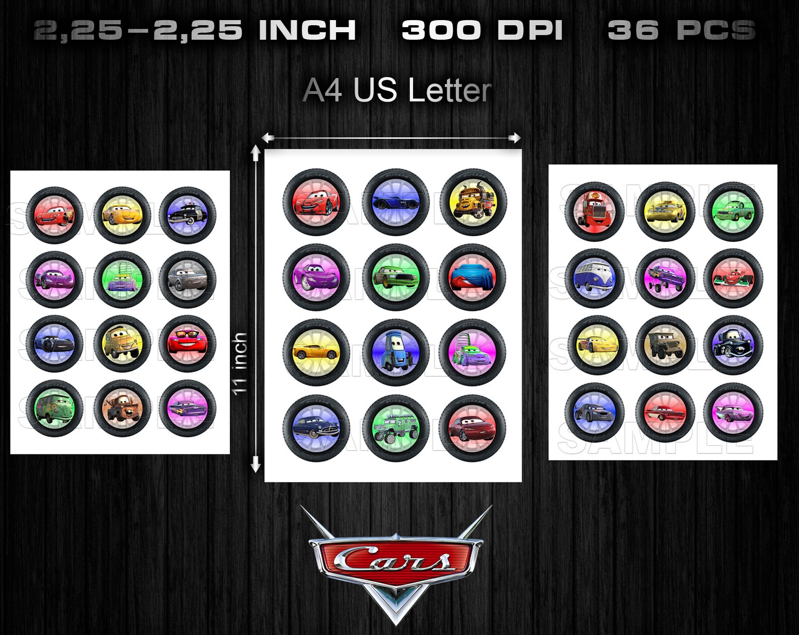 Cars Party Supplies BUNDLE Birthday Party Cars Centerpieces - Etsy