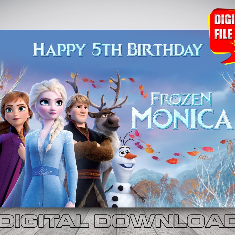 Frozen Backdrops for Birthday - Etsy
