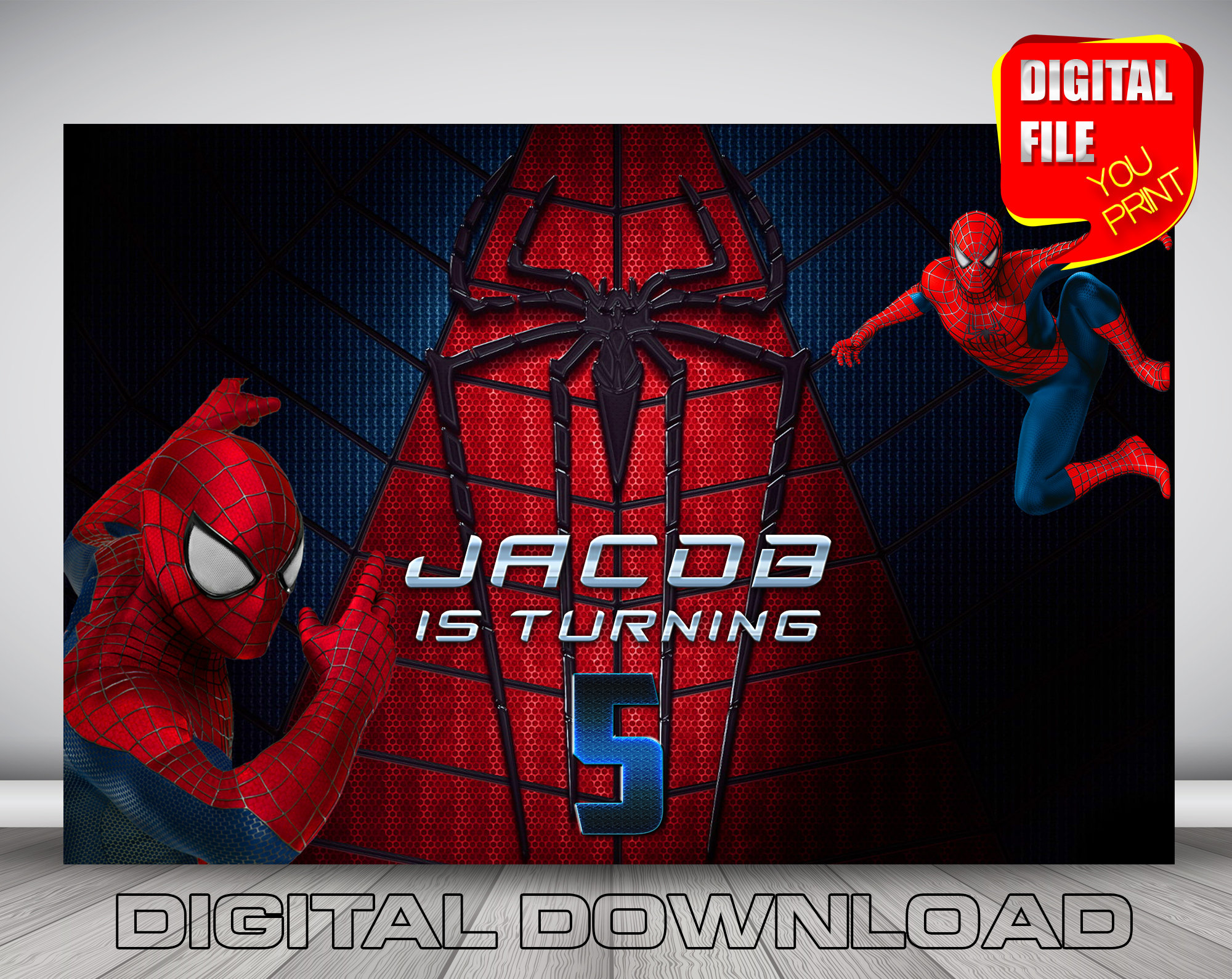 Spiderman Background For Tarpaulin