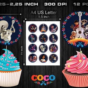 Coco Party Supplies BUNDLE, Birthday Party, Centerpieces, Printable ...