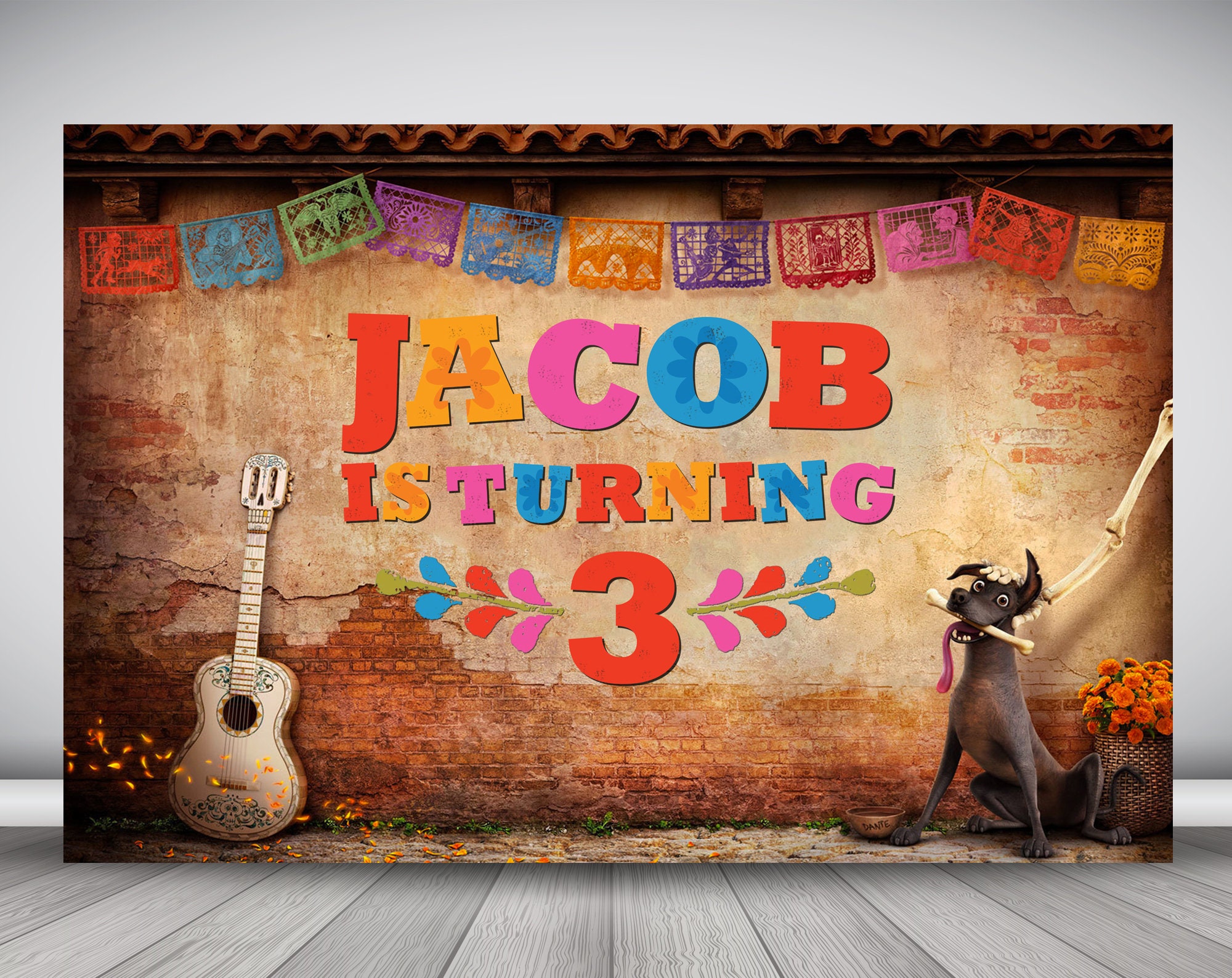 Coco Backdrop Banner Coco Birthday Party Banner Coco Party | Etsy Australia