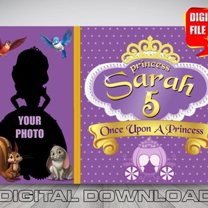 Sofia the First Backdrop Banner, Sofia Birthday Party Backdrop ...