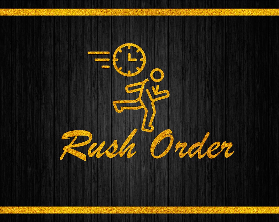 Rush Order Add-on to Any Listings, Priority Order Quick Turnaround - Etsy