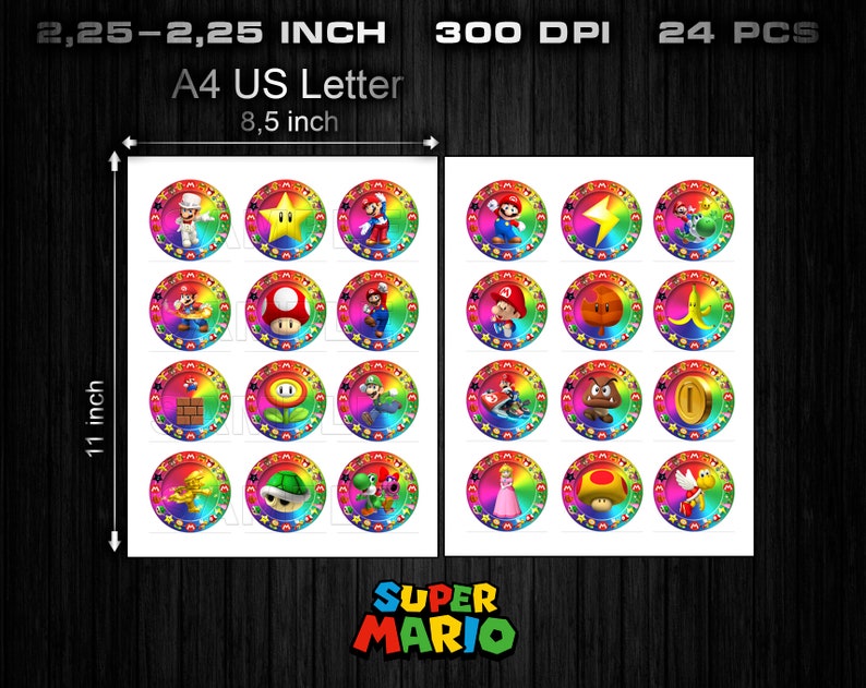 Mario Party Supplies BUNDLE Birthday Party Centerpieces | Etsy