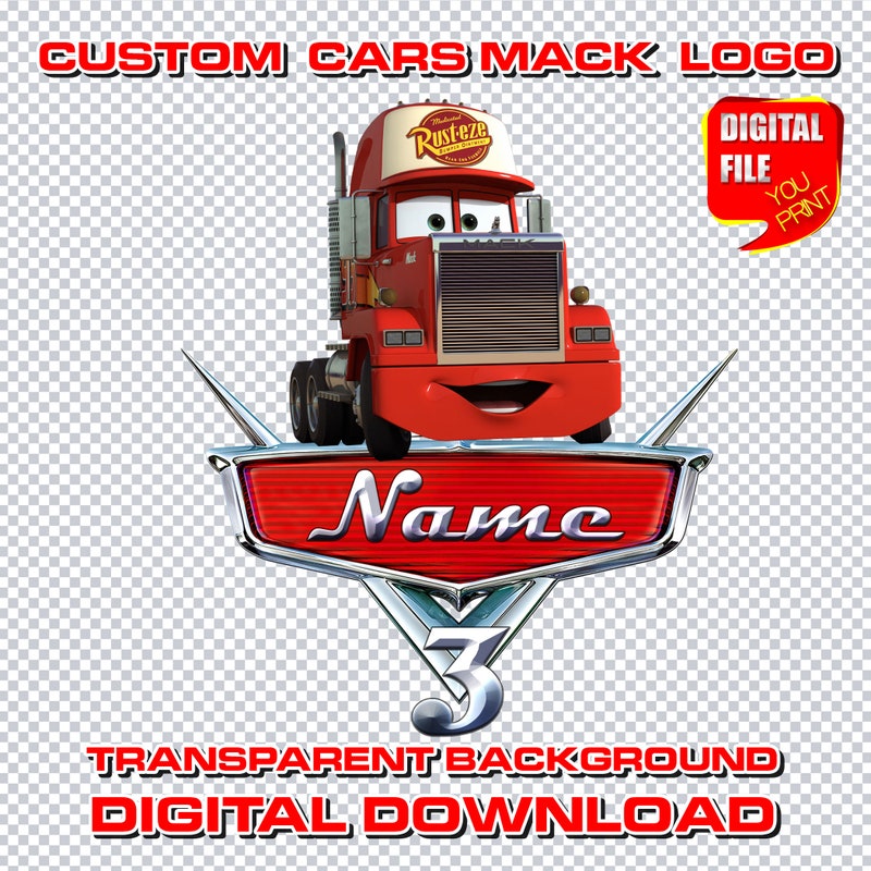 Mack Cars Truck Printable - Etsy