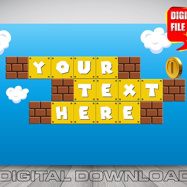 Super Mario Bulletin Board - Etsy