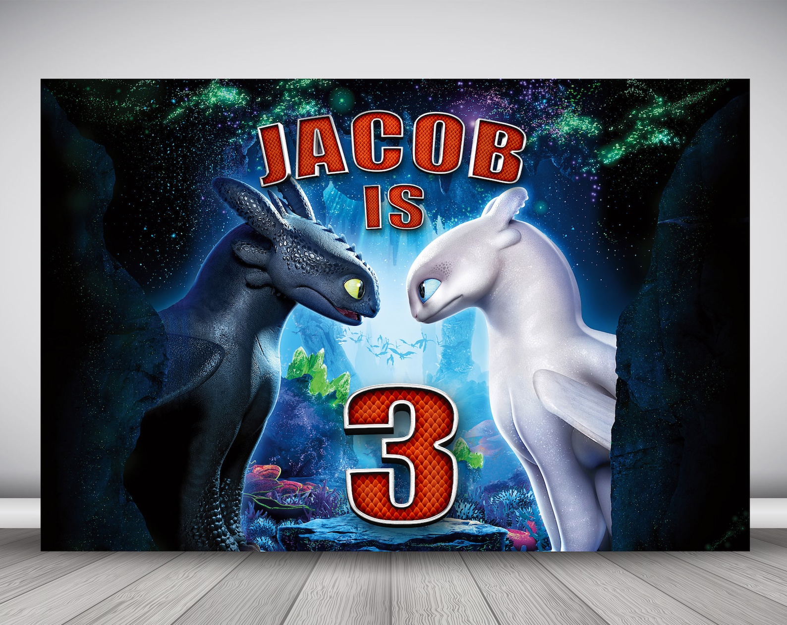 How to Train Your Dragon Backdrop Banner Disney How Train - Etsy