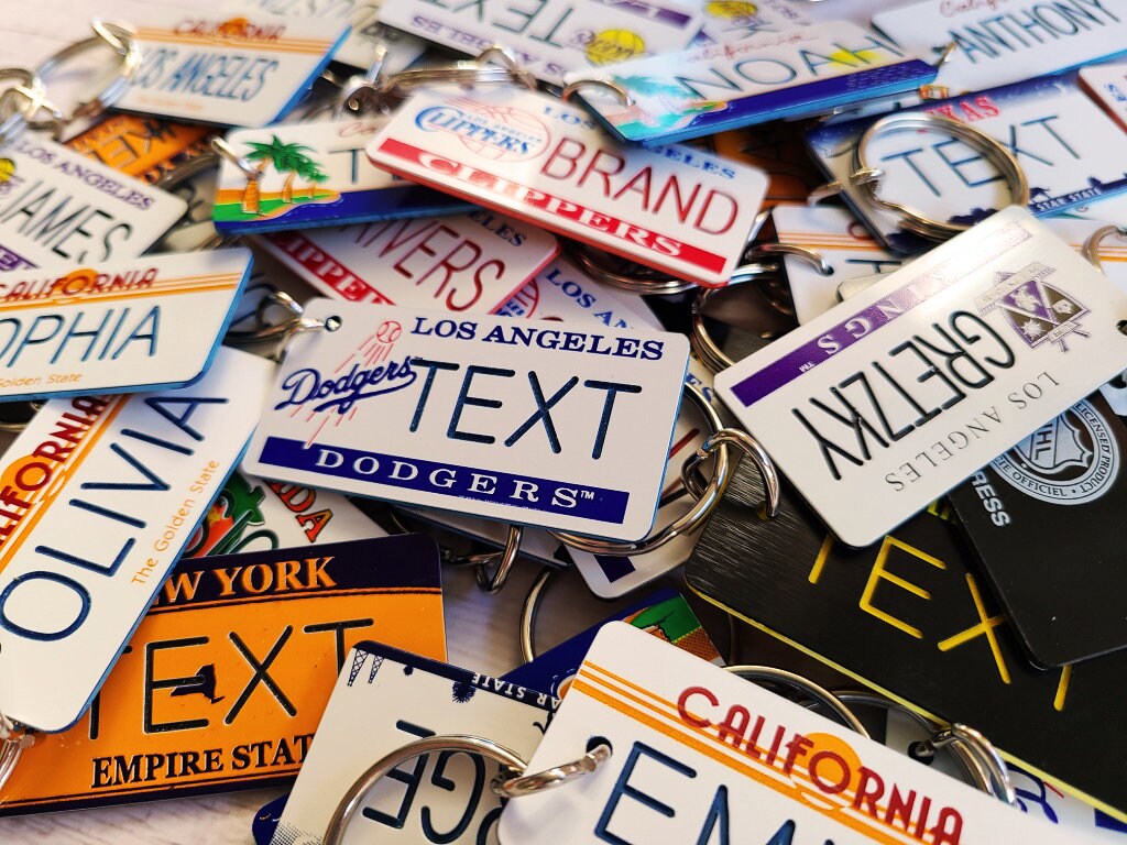 Personalized Engraved California Replica License Plate - Etsy