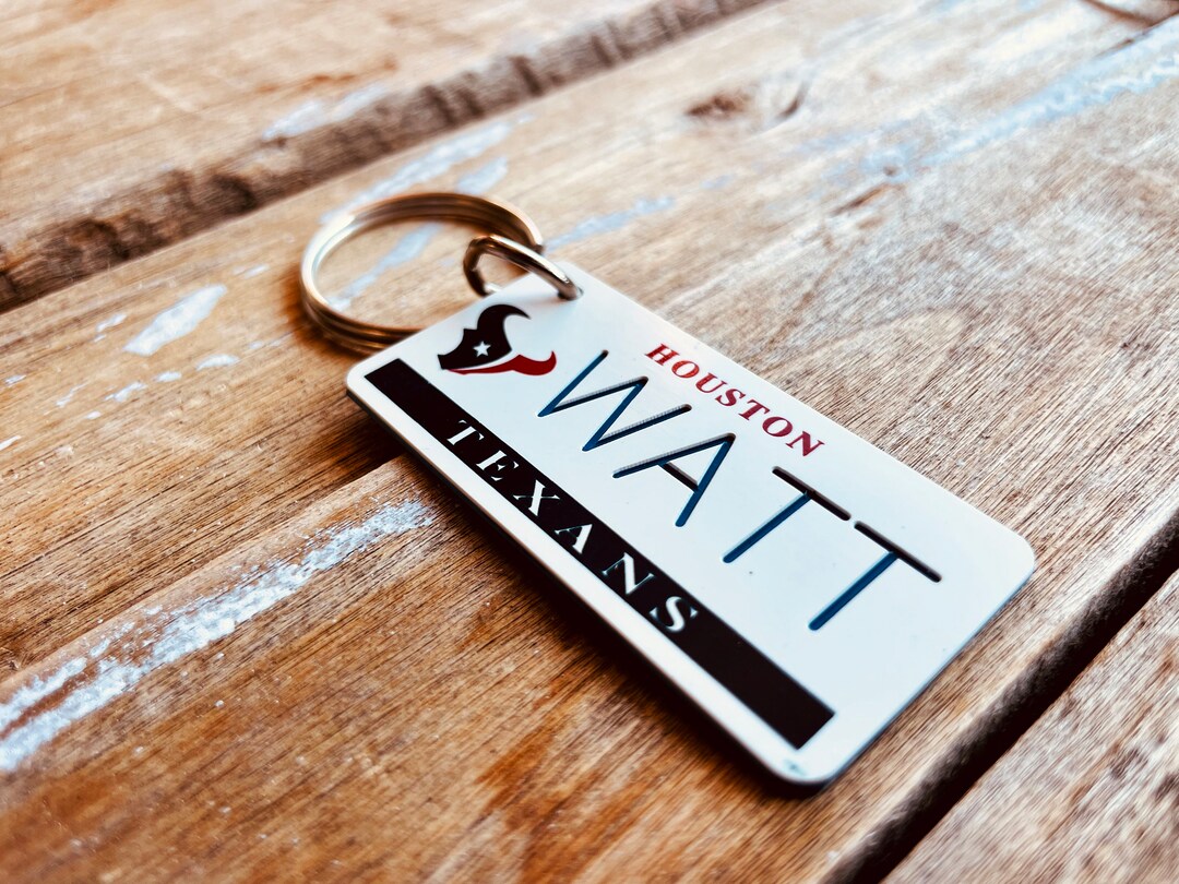 Personalized Engraved Houston Texans Keychain - Key Ring - Key Tag ...