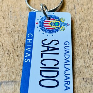 Personalized Engraved Chivas De Guadalajara Keychain - Soccer/football ...
