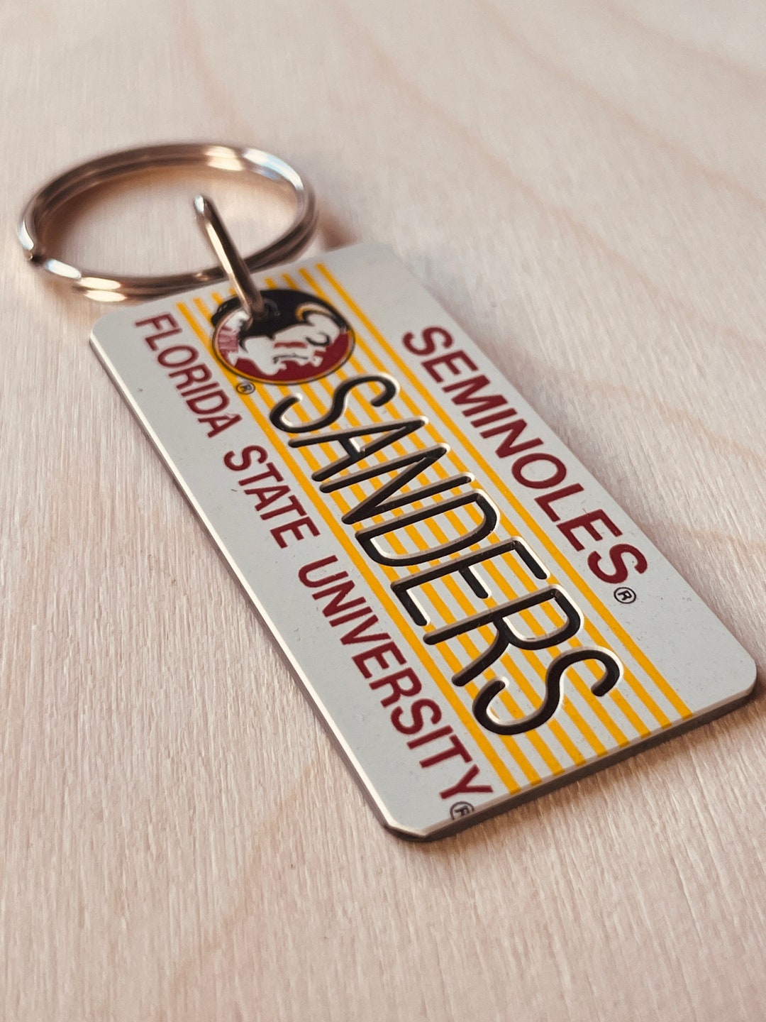 Personalized Engraved Seminoles Florida State University Keychain - Key ...