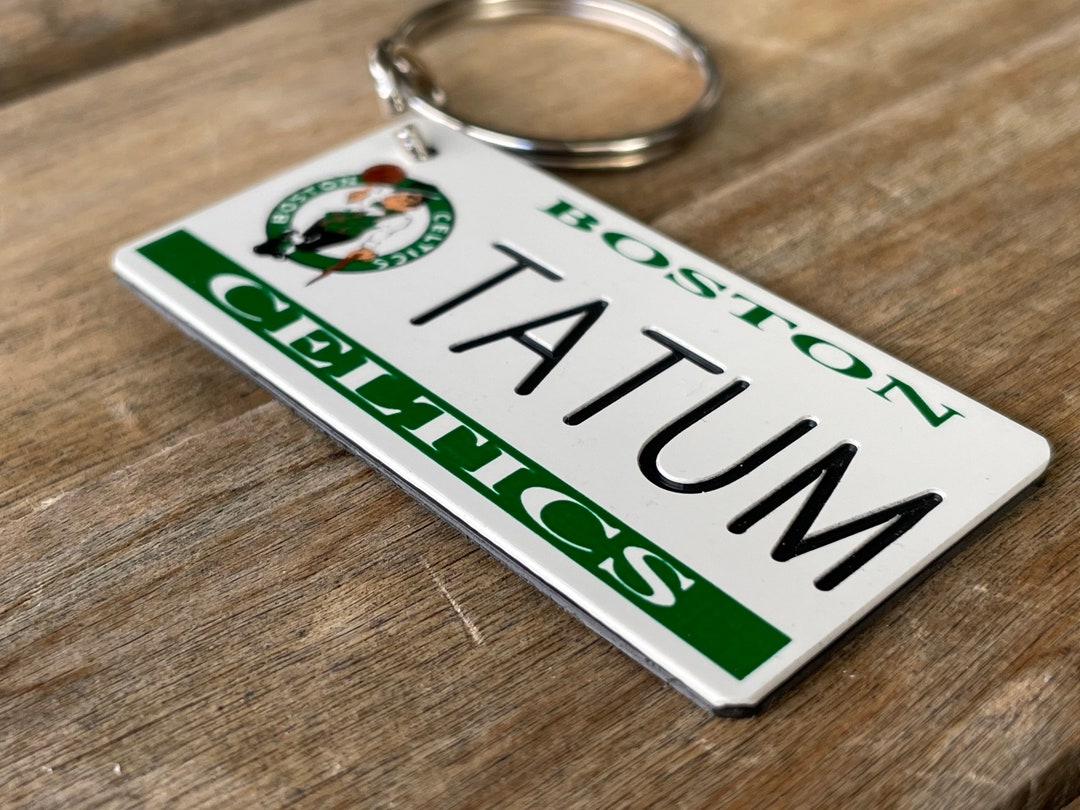 Personalized Boston Celtics Engraved Keychain - Key Ring - Tag - Any ...