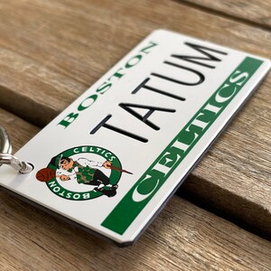 Personalized Boston Celtics Engraved Keychain - Key Ring - Tag - Any ...